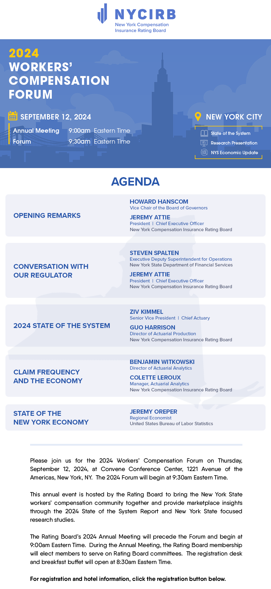 New York Compensation Insurance Rating Board